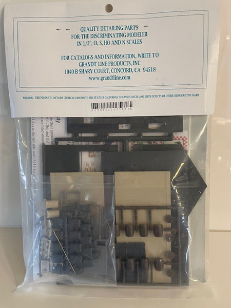 Grandt Line HO Scale Valley Feed & Seed - The Gold Belt Series kit #59 ...