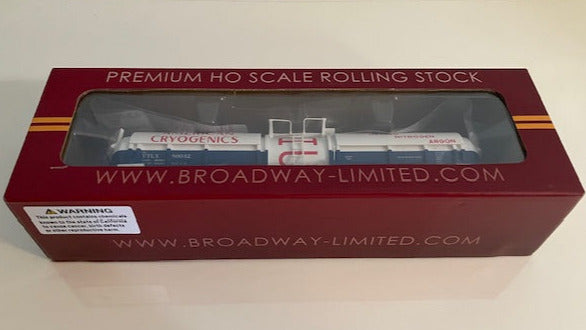 Broadway Limited #6160 HO Scale Cryogenic Tank Car, American Cryogenic ...