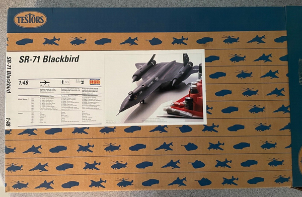 Testors 1/48 Scale SR-71 Blackbird HSO edition #7584 – Victory Models