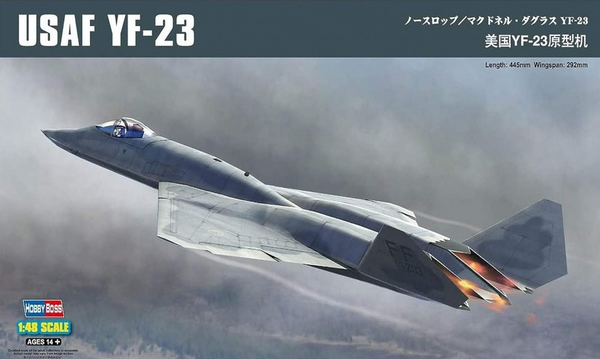 HobbyBoss 1:48 Scale USAF YF-23 aircraft kit 81722 - Sealed – Victory ...