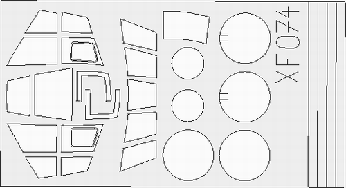 Eduard Express 1/48 paint mask Do-335A Pfeil for Tamiya kit - XF074 Ol ...