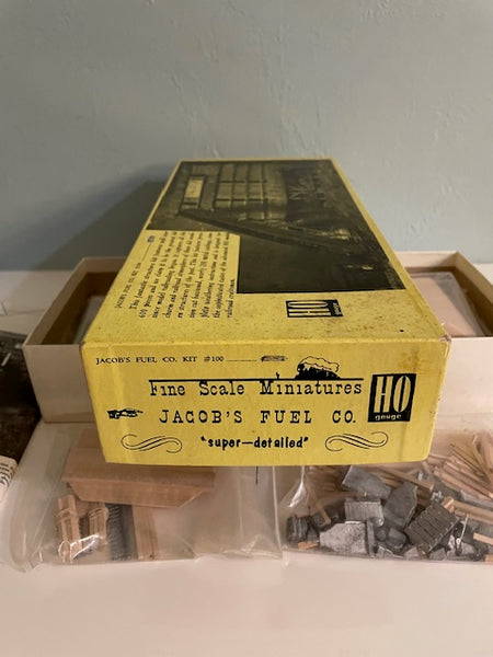 Fine Scale Miniatures HO Scale Jacob's Fuel Co. Laser-Cut Building Kit ...