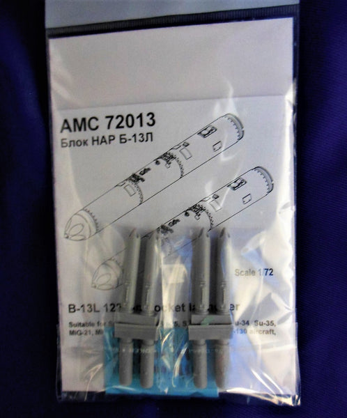 Advanced Modeling 1/72 BD3-USK racks and B13L 122mm rocket launcher ...
