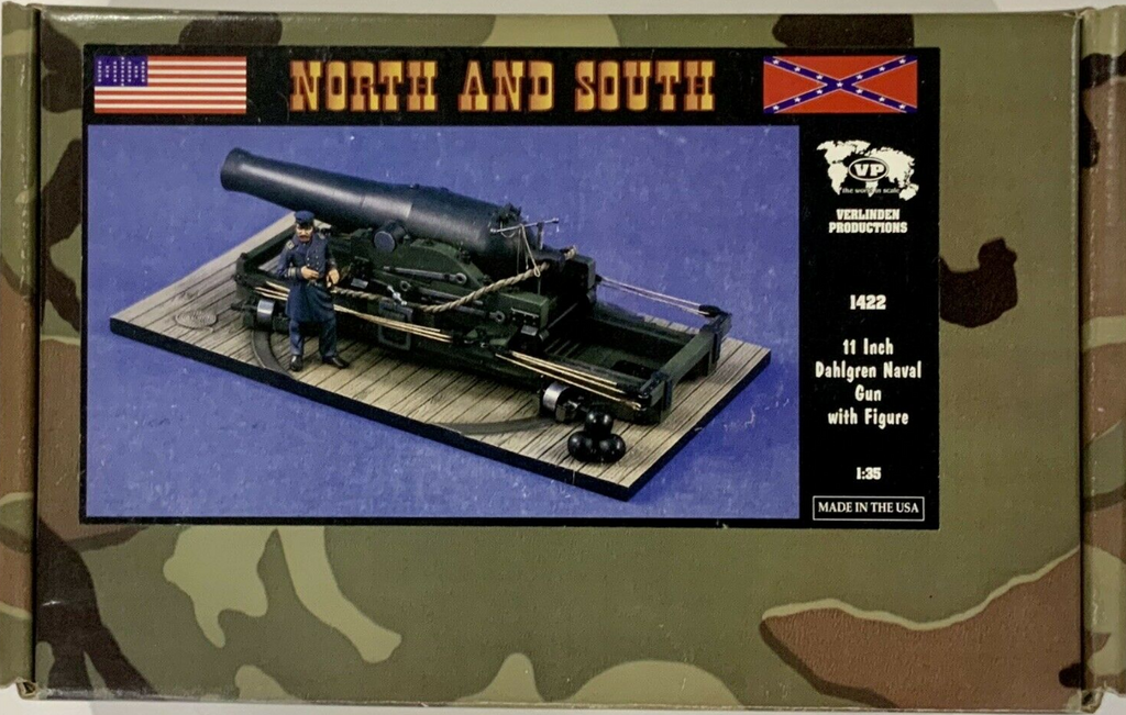 Verlinden 54mm 11 in. Dahlgren Naval Gun North and South Series #1422 ...