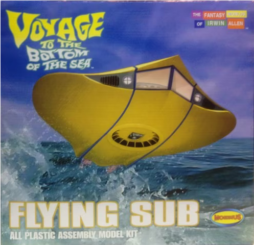 Moebius 1/32 Scale Voyage to the Bottom of the Sea Flying Sub Model Ki ...