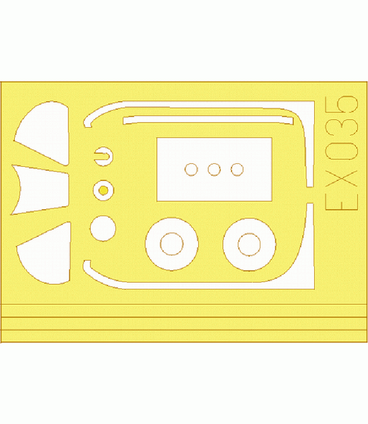 Eduard 1/48 mask P-51D Mustang Mask for Tamiya - EX035 – Victory Models