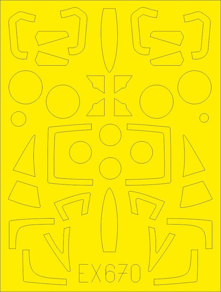 Eduard Masks 1/48 Scale for Mig-23BN TFace for Eduard/Trumpeter - EX67 ...