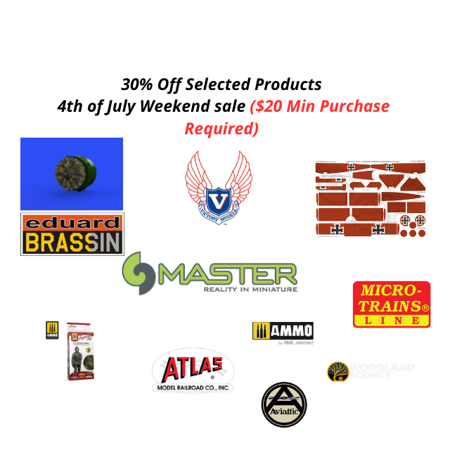 Plastic scale model accessories. Decals, Resin, Photoetch, and more ...